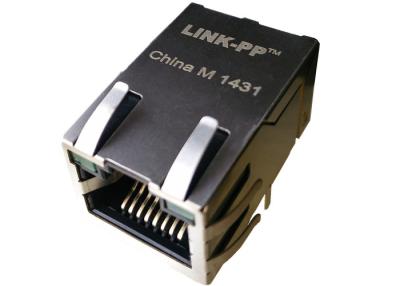 China 0810-1X1T-02 10/100Base-TX belMag with LEDs Integrated Connectors Modules for sale