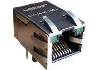 China 0810-1X1T-02 10/100Base-TX belMag with LEDs Integrated Connectors Modules for sale
