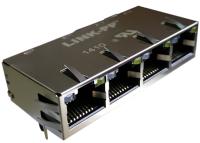 China 0826-1B4U-43 Quad Port 1x4 Gigabit Magjack  0826-1B4T-23-F Rj45 10/100/1000 Lan for sale