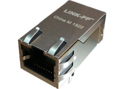 China Bel 0826-1L1T-T7-F Magnetic RJ45 Jack Gigabit Rj45 with integrated magnetics for sale