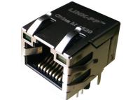 China Tyco 1605706-6 Magnetic RJ45 Jack 1X1 Connector Shielded With Leds 1605706-7 for sale