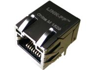 China Tyco 5-1605706-7 Magnetic RJ45 Jack 1X1 Connector Shielded With Leds 5-1605706-2 for sale