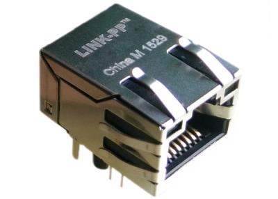 China 5-1605706-9 Rj45 With Magnetics 1X1 Connector 10/100Base-T 6-1605706-1 for sale