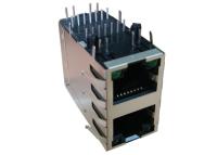 China 6368011-8 Modular Jack 2X1 Stacked Rj45 8 POSITION CAT 5 Shielded 6368011-9 for sale