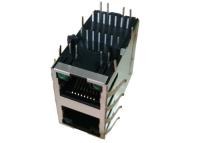 China 1-6368011-5 2X1 Stacked Rj45 Female Jack 8 POSITION Shielded 2-6368011-1 for sale