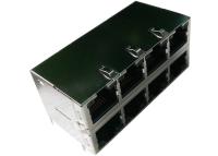 China 1-1840235-3 POE RJ45 Connector 2x6 Mag45 ,10/100 POE Circuit W / Leds 1-1840235-2 for sale