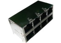 China 1840275-1 POE RJ45 Connector 2x4 MAG45 10/100 POE Circuit W/Leds 1840275-2 for sale