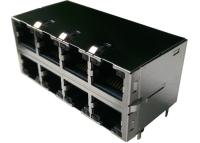 China 1-1840275-1 POE RJ45 Connector 2x4 MAG45 10/100 POE Circuit W/Leds 1-1840275-2 for sale
