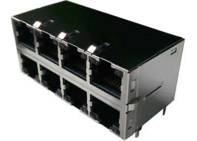 China 1-1840275-1 POE RJ45 Connector 2x4 MAG45 10/100 POE Circuit W/Leds 1-1840275-2 for sale