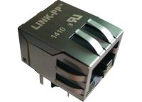 China Rj45 Magnetic Connector 1840434-4 Gigabit Jack Shielded With Leds 1840434-6 for sale