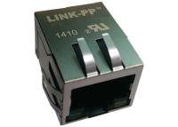China Rj45 Magnetic Connector 1840434-8 Gigabit Jack Shielded With Leds 1-1840434-1 for sale