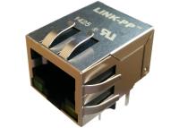 China Rj45 Magnetic Connector 1840434-8 Gigabit Jack Shielded With Leds 1-1840434-1 for sale