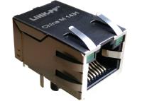 China 3-1840437-1 Gigabit Modular Jack 2-1840437-1 Esd Protection 4-1840437-1 With LEDs for sale
