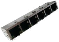 China Tyco 1840451-1 Gigabit Magjack 6Port  Rj45 10/100/1000Base-T Lan 1840451-2 for sale