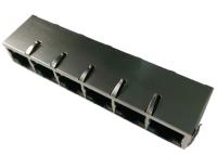 China 1840451-5 Tyco Gigabit Magjack 6Port  Rj45 10/100/1000Base-T Lan 1840451-6 for sale