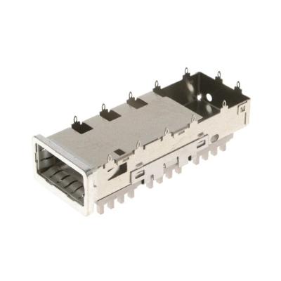 China 1551892-2 ZQSFP+ Cage Assembly With Heat Sink 1x1 Port 25 Gb/s for sale