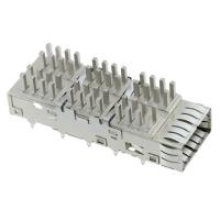 China 2170450-1 QSFP Cage Assembly With Heat Sink 1x1 Port EMI Springs for sale