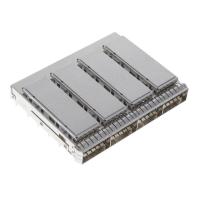 China 2354935-1 QSFP28 Cage Assembly 1 x 4 Port With Heat Sink 28 Gb/s for sale