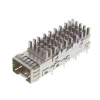 China 2291634-2 1x1 Port SFP+ Cage With Heat Sink 6.5 mm Press-Fit Through Hole for sale