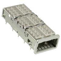 China 2170395-1 QSFP+ Cage 1x1 Port With Heat Sink Connector Solder for sale