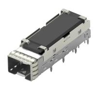 China 2299056-1 SFP+ Cage With Heat Sink Through Hole Press-Fit 16 Gb/S for sale