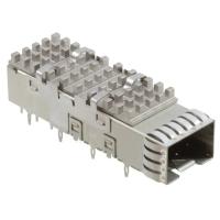 China 2007464-1 SFP+ Cage With Heat Sink 16 Gb/S Through Hole Press-Fit for sale