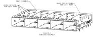 China 2284170-1 SFP+ Cage 1 X 5 Port 16 Gb/S Through Hole Press-Fit for sale
