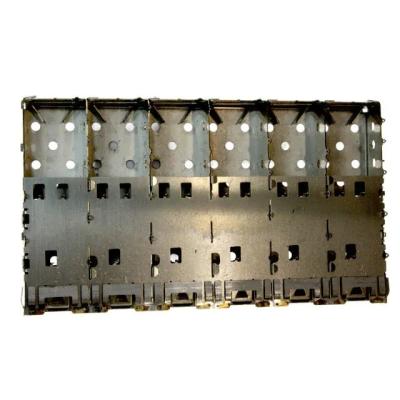 China 2007251-1 SFP+ Cage 1 X 6 Port 16 Gb/S External Springs for sale