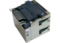 China LPJES101XAGNL SMT RJ45 Connector Pin-In-Past Soldering Surface Mounting Cat5/5e for sale
