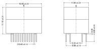 China L12T001-2 Single Port 1000 Base - T Magnetic Transformer Meet IEEE802.3 Af Standard for sale
