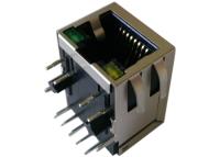China LJ-640B10-41-F Rj-45 Jack 1000Base-T Magnetics PCIE-G41A2 Gigabit Ethernet Port for sale
