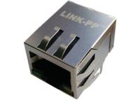 China ARJC02-111008B RJ45 Single Port 10/100 Base-Tx Tap Down RJ45 with LED for sale