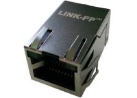China ARJC01-111002AR Magnetic RJ45 Jack 10/100 Base-Tx Tap Up RJ45 with LED for sale