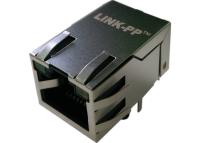 China RJ45 Connector Jack ARJC01-111002T 10/100M Magnetics Lan Port W/LED for sale