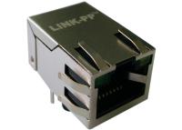 China ARJE-0028 Magnetic Rj45 With Integrated 10/100Base-T Connectors With LED for sale