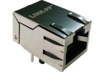 China RJ45 Modular Jack RJMG163007101NR Right Angle Ethernet Connector 10/100M for sale