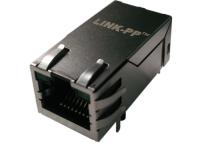 China Rj45 Power Over Ethernet RJMG1010211A0NR Rj Mag 10/100 Single Port With Leds for sale