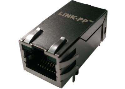 China Rj45 Power Over Ethernet RJMG1010211A0NR Rj Mag 10/100 Single Port With Leds for sale