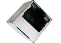 China XRJV-01V-4-D12-380 RJ45 Vertical Mount 8P8C Shielded, Thru-hole, 10/100B LED for sale