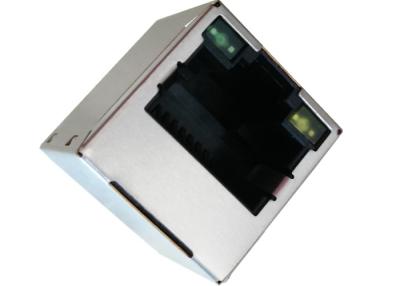 China XRJV-01V-4-D12-380 RJ45 Vertical Mount 8P8C Shielded, Thru-hole, 10/100B LED for sale