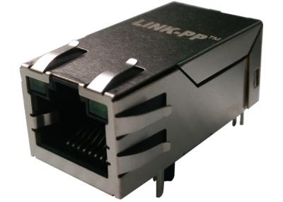China Bel 0826-1X1-GH-F POE Plus Rj45 Magjack Gigabit Extend IEEE802.3at LPJK6064AONL for sale