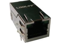 China Bel 0826-1X1-GH-F POE Plus Rj45 Magjack Gigabit Extend IEEE802.3at LPJK6064AONL for sale
