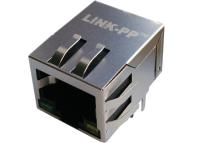 China LMJ119882X110DT39J Amphenol Rj45 W/Transformer & LED Side Entry Shield for sale