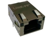 China J0G-0007NL Pulse Low Profile Rj45 10/100BT With Magnetics 1x1 Tab-up 4 Cores for sale