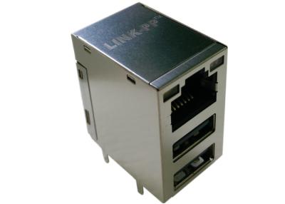 China Pulse JW0-0009NL RJ45/Dual USB Combo Single RJ45 In Combination With 2USB Ports for sale