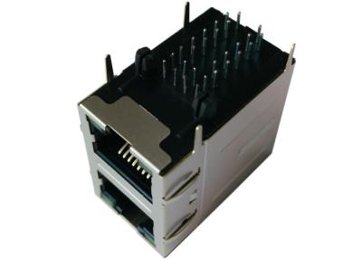 China RM3-168A9V1F RJ45 2x1 With Transformer 10/100/1000 Base-T w/ LED for sale
