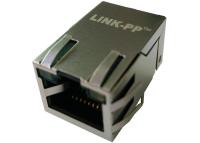 China XRJH-01D-1-D12-170 Rj45 8P8C, Shield W/LEDs 10/100Mbps Filter Thru-hole for sale
