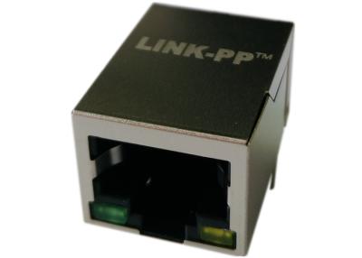 China LPJ4017HBNL RJ45 Single Port , 1x10/100 Ethernet With Magnetic / LED for sale
