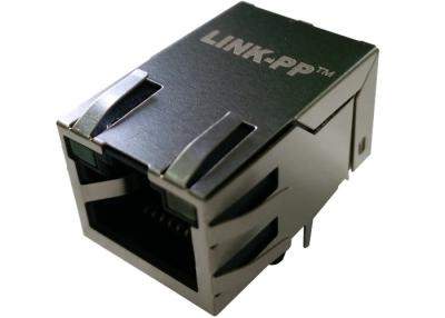 China Single Port 8P8C Silver RJ 45 Modular Plugs For xDSL Modem XFMATM9R-CTXU1-4M for sale