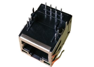 China Connector MJFR0841 MODULAR JACK, RJ45, SINGLE, THRU-HOLE, 100BASE-T for sale